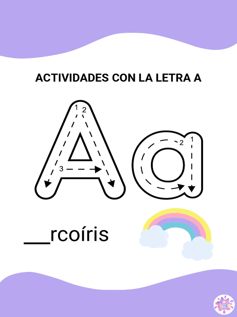 Actividades de Trazo Abecedario | PDF