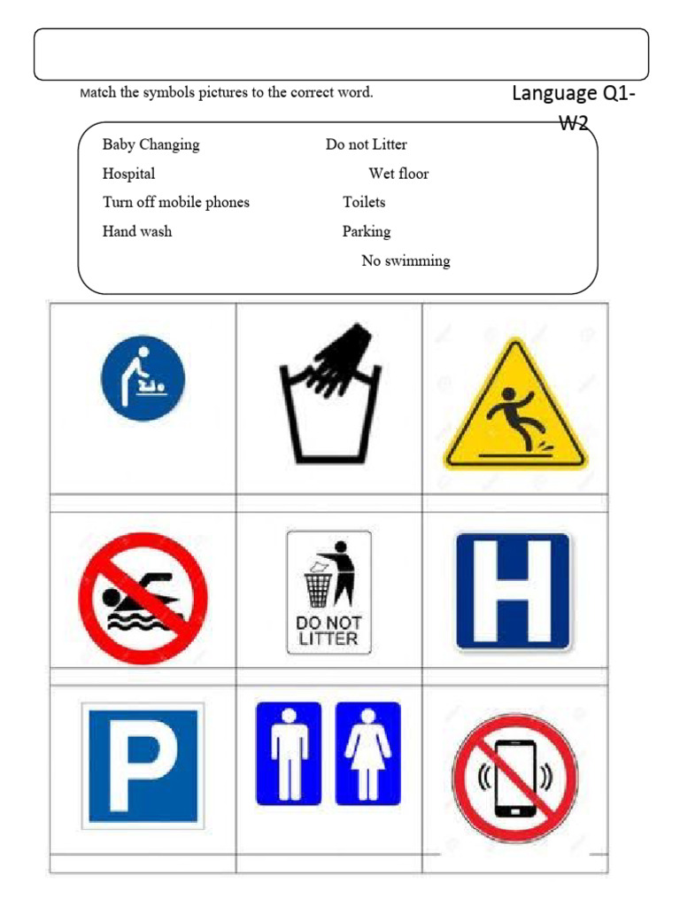 Language-Warning Signs | PDF