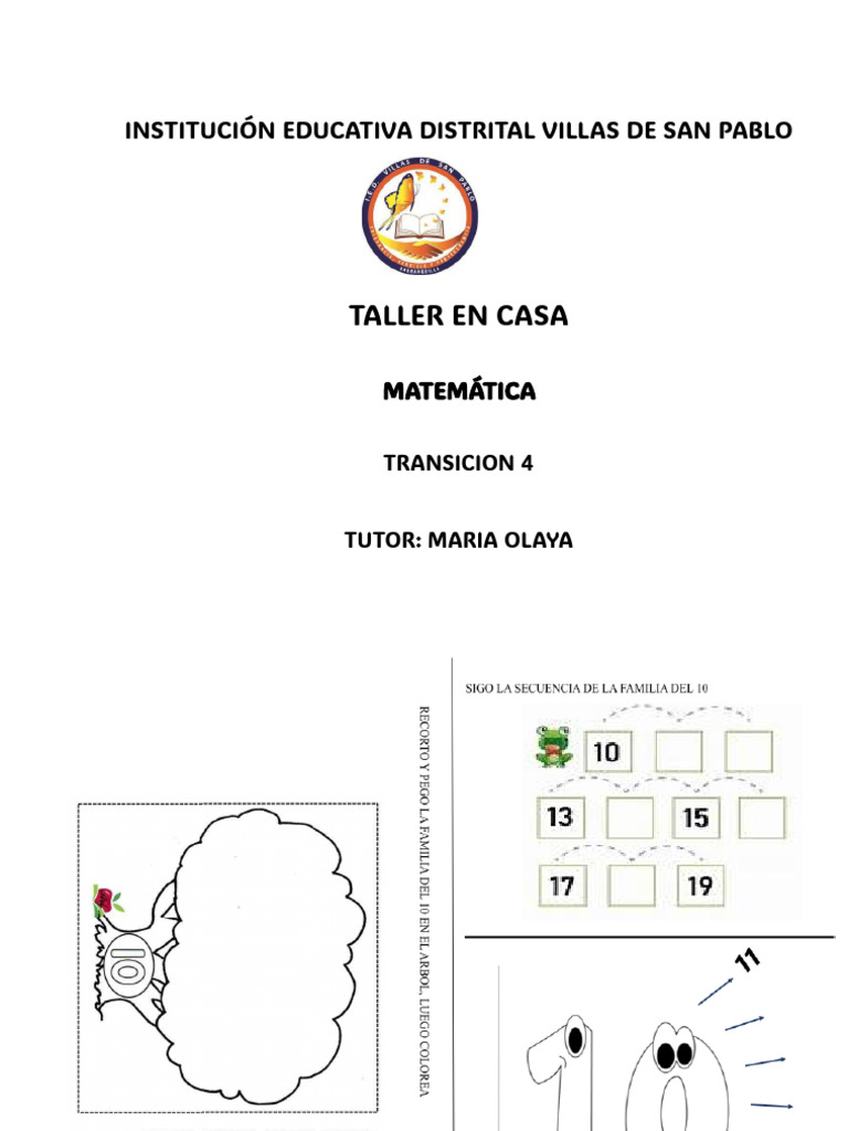Taller en Casa de Matemã - Ticas | PDF