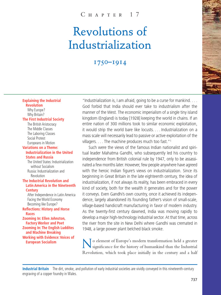 Strayer Nelson-Ways of The World - 17 - Industrialization | PDF ...
