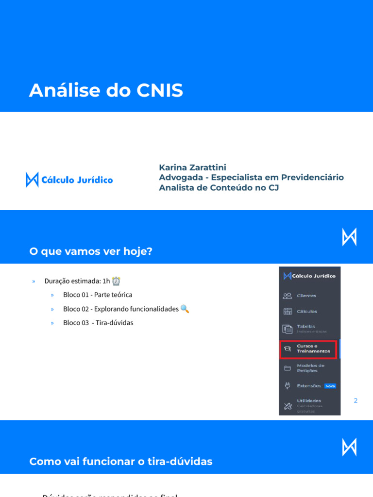 2023-10 - Análise do CNIS | PDF