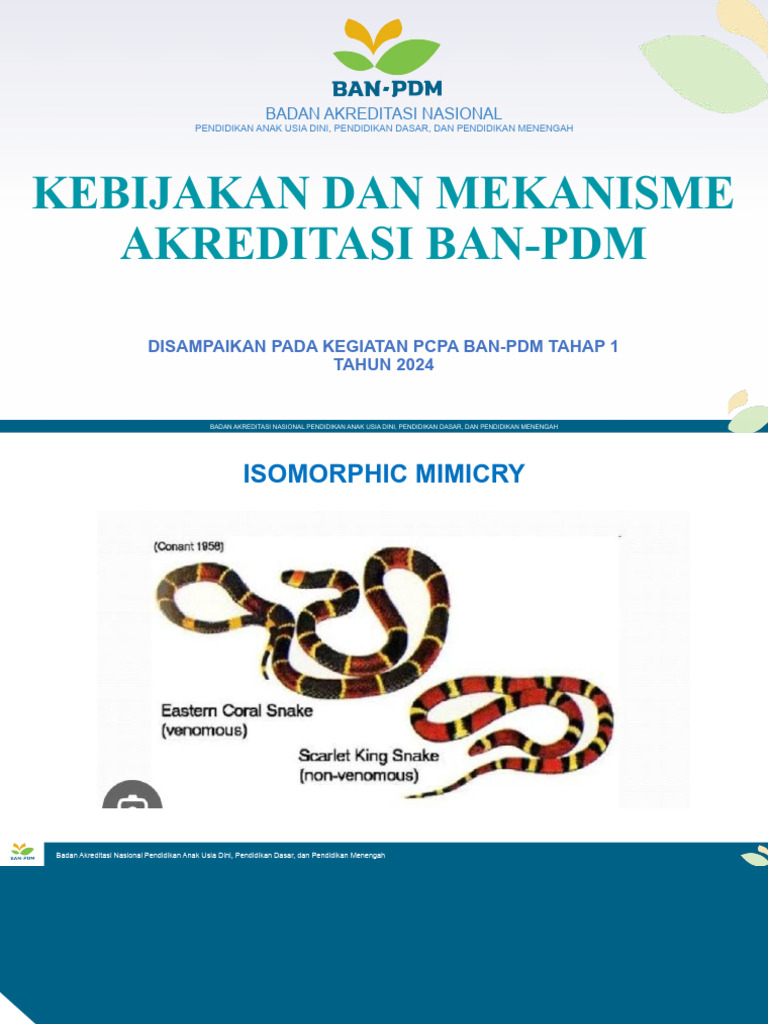 Kebijakan Dan Mekanisme Ban-Pdm | PDF