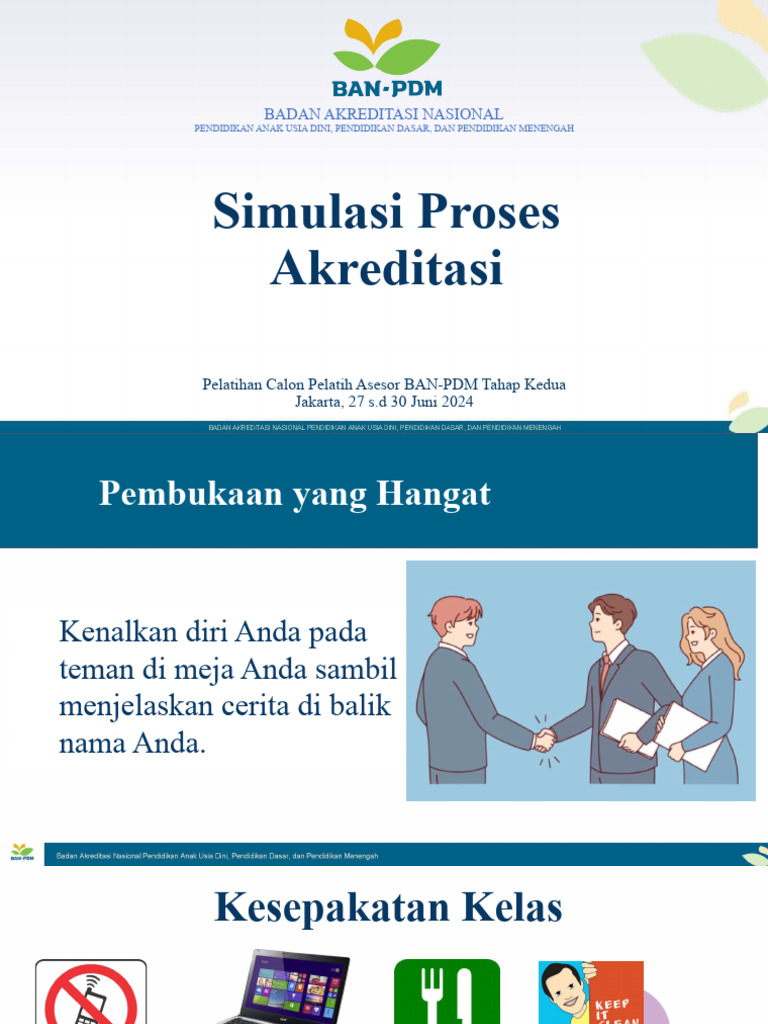 Simulasi Proses Akreditasi | PDF | Teknologi & Rekayasa