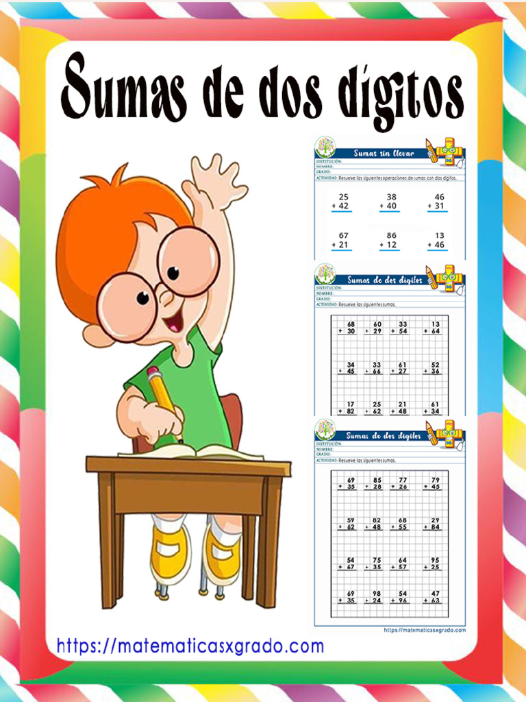 Sumas de Dos Cifras Sin Llevar | PDF