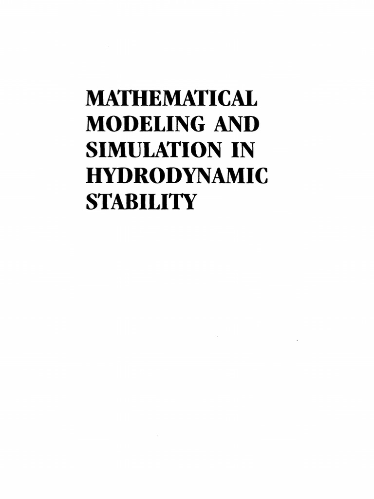 Riahi D.N. (Ed.) - Mathematical Modeling and Simulation in Hydrodynamic Stability-World ...