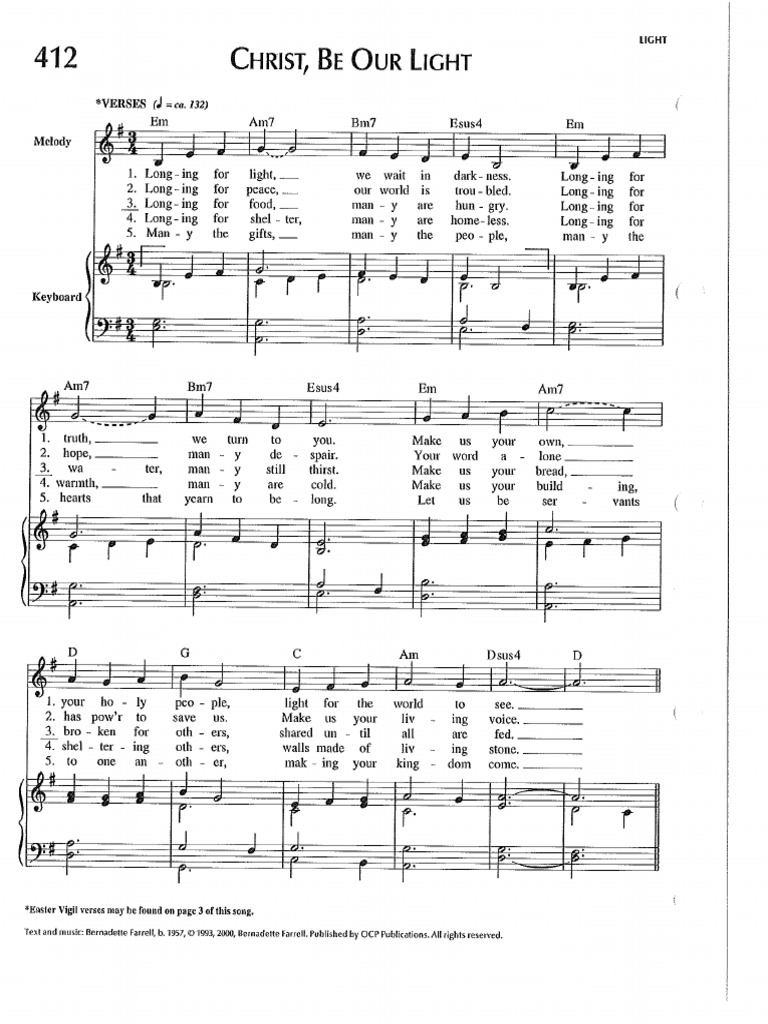 Christ Be Our Light NB | PDF