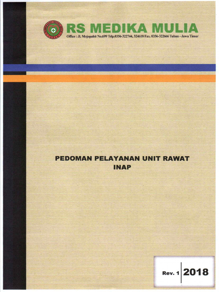 Pedoman Pelayanan Unit Rawat Inap | PDF
