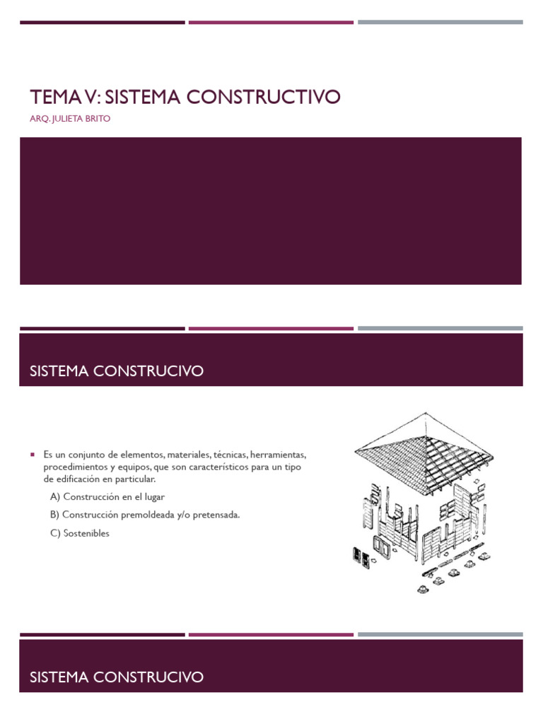 Tema 5-Sistema Constructivo | PDF | Hormigón | Hormigón pretensado