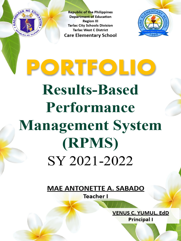 E-Rpms Portfolio (Design Seven) - Depedclick | PDF | Learning | Lesson Plan