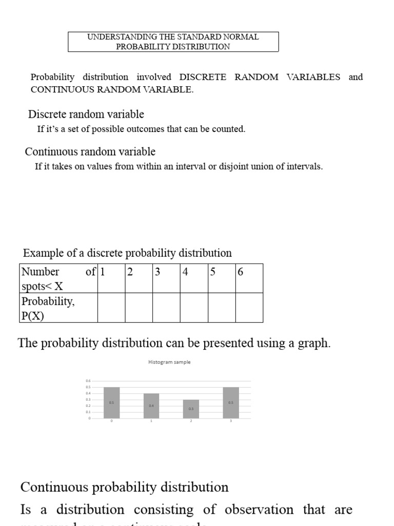 Standard Normal Distribution | PDF | Probability Distribution | Probability Theory