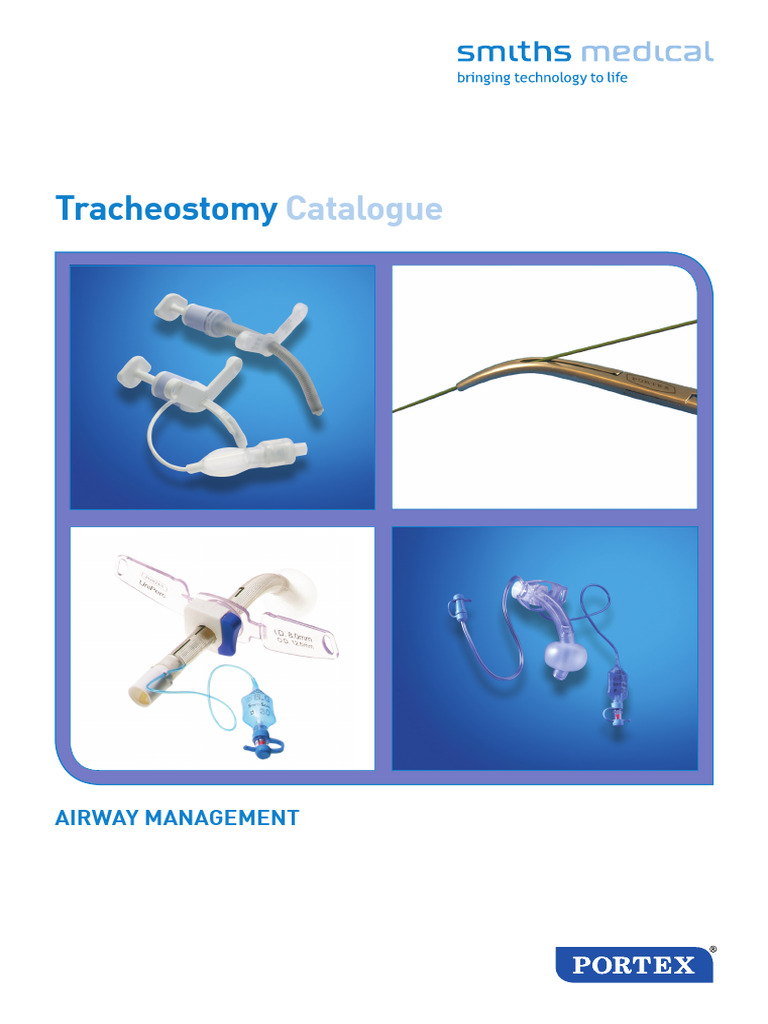 Portex Tracheostomy Catalogue 01 | PDF | Medical Procedures | Surgery