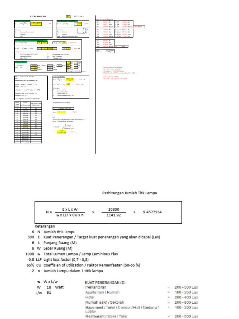 Rumus Cable | PDF