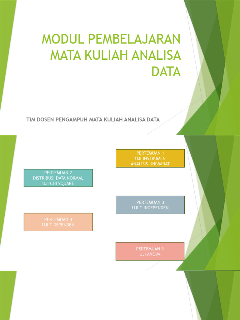 Pertemuan 1 UJI INSTRUMEN | PDF | Metode & Bahan Ajar