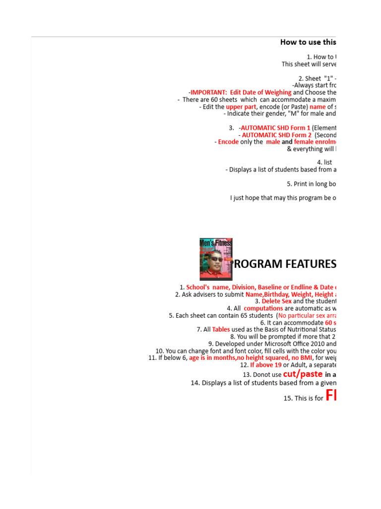 Grade 1 Del Pilar Baseline Nutritional Status - 2024 2025 | PDF