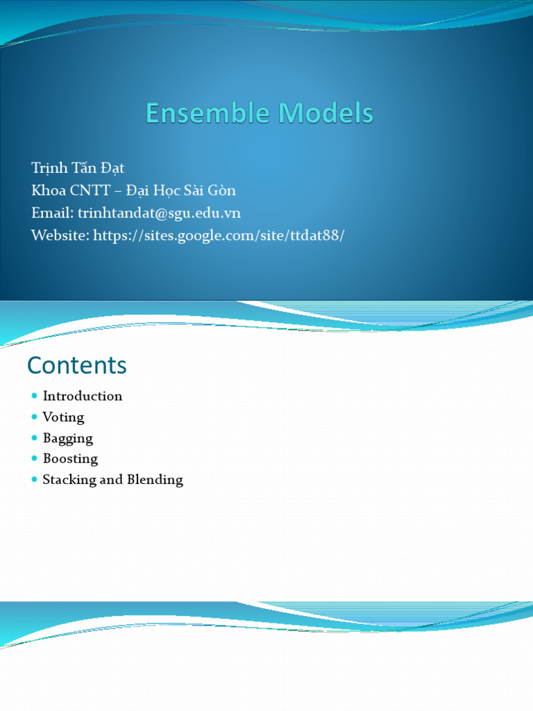 12 Ensemble Model | PDF | Statistical Classification | Bootstrapping ...