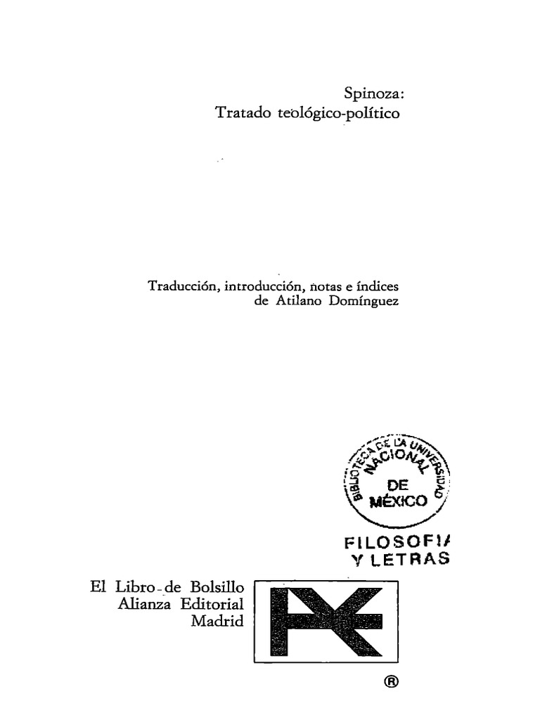 Spinoza - TTP - Prefacio | PDF