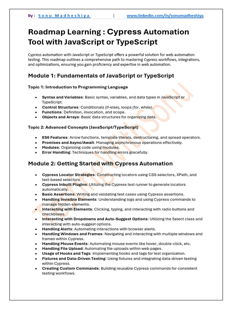 Cypress Pdf Java Script Automation