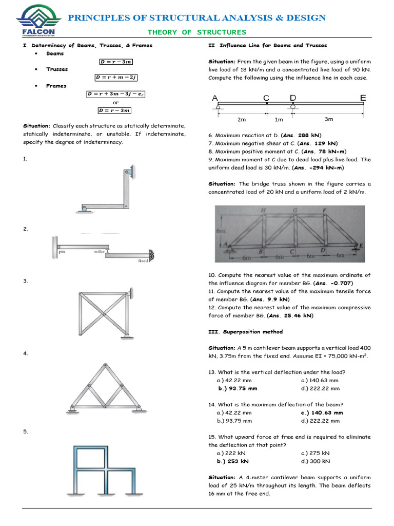 Principles of Structural Analysis & Design | PDF | Bending | Beam (Structure)