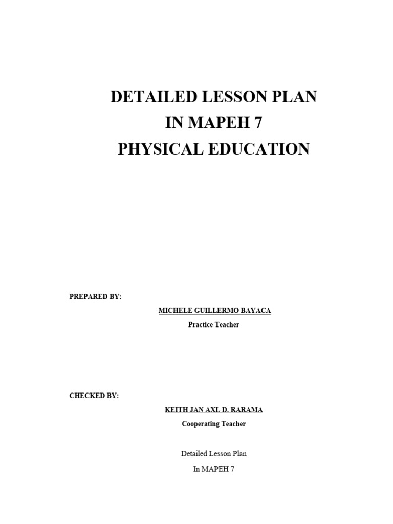 Pe 2ND Topic DLP | PDF | Dances