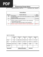 Engineering Change Notice Template | PDF