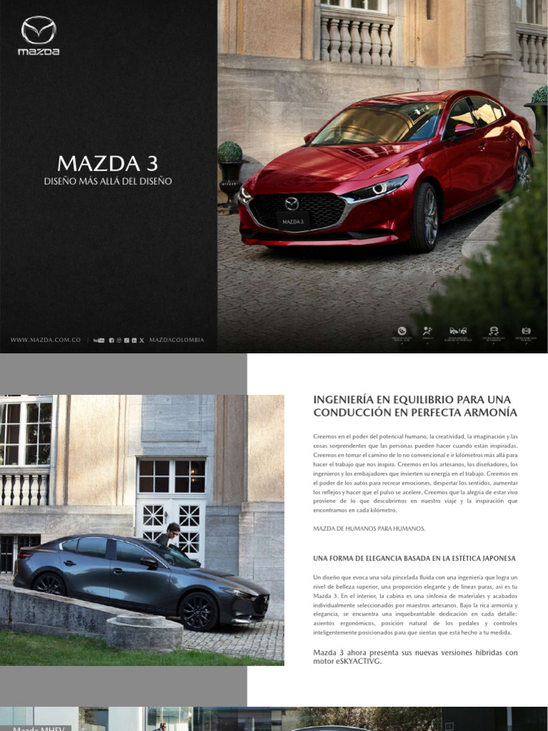 Mazda 3 SDN 2024 IPM 3 | PDF | Tecnología de vehículos | Vehículos
