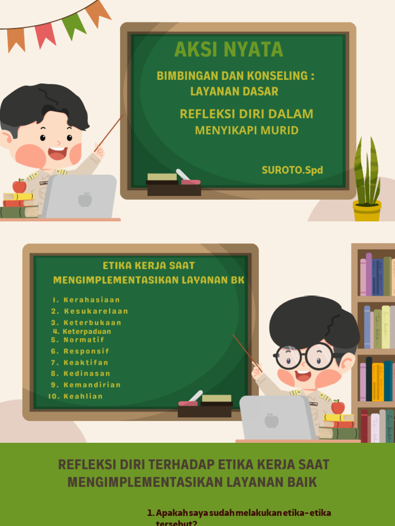 Aksi Nyata Bimbingan Dan Konseling Layanan Dasar | PDF