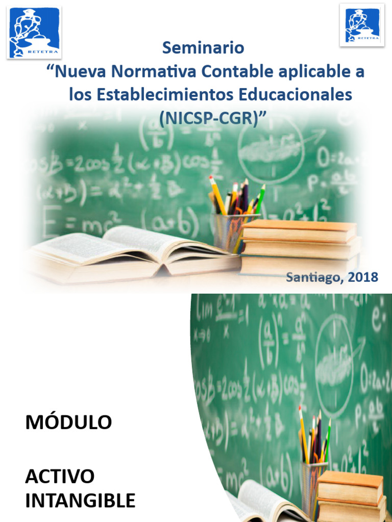 Curso Normativa Contabilidad Educacional_MODULO 5 | PDF | Activo intangible | Contabilidad