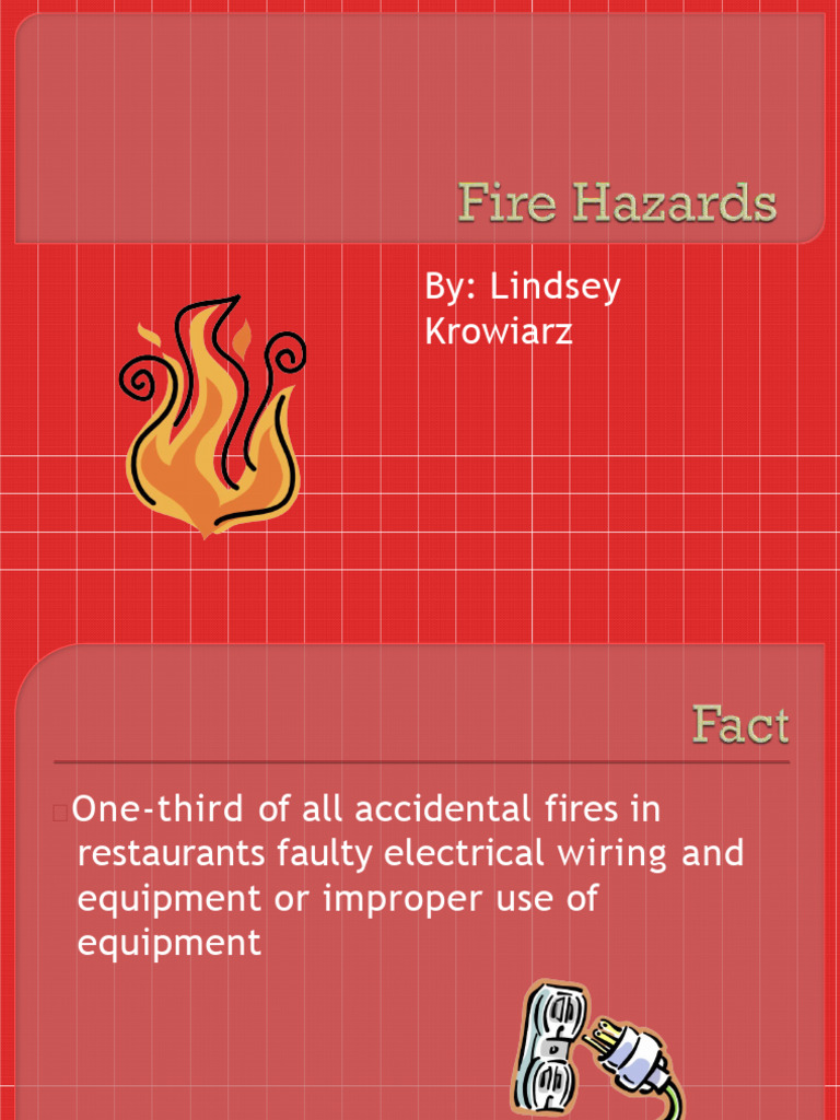 14 Fire Hazard-converted | PDF | Fires | Safety