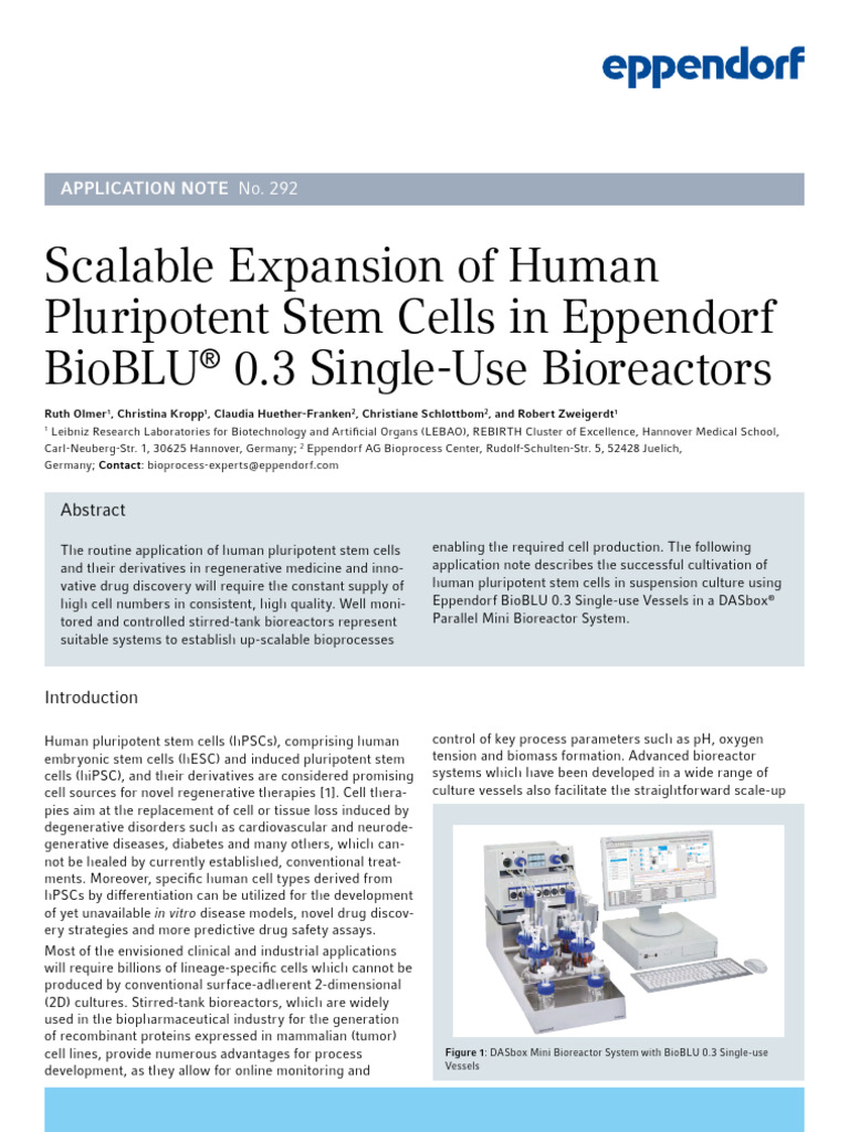 Application-Note 292 DASbox BioBLU-0.3 Scalable-Expansion-o Eng | PDF ...