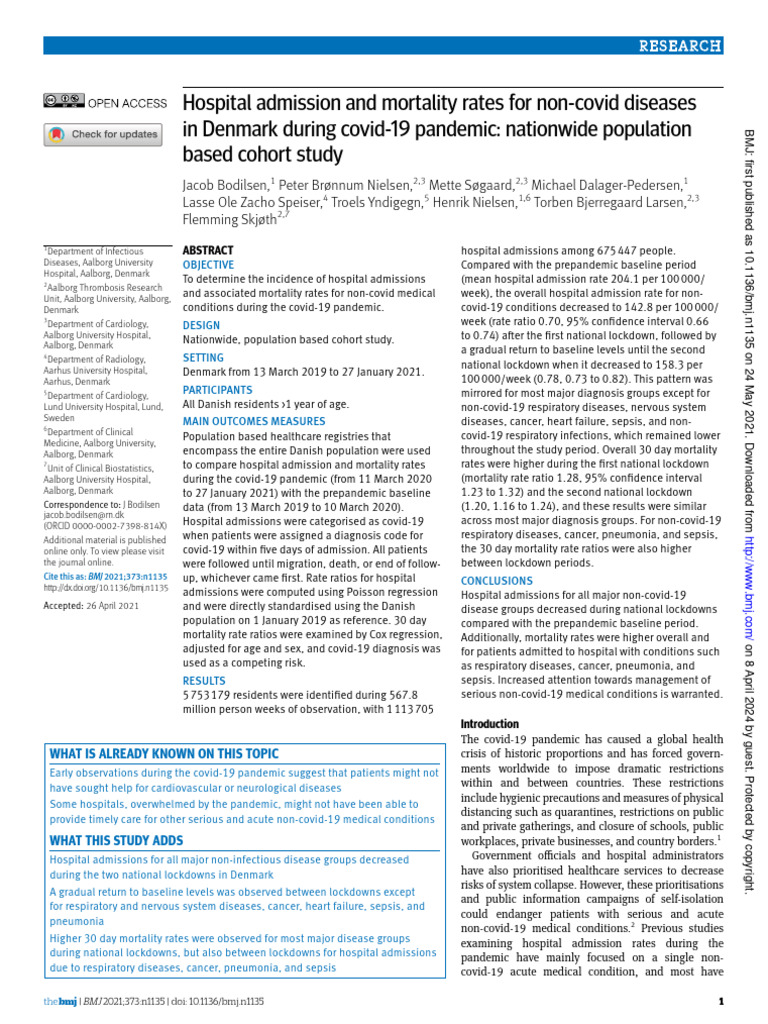 BMJ n1135 Full | PDF | Hospital | Sepsis
