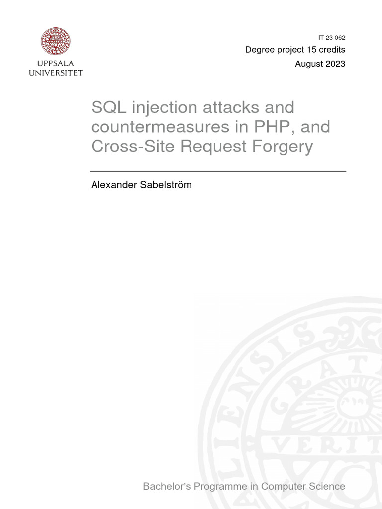 Sql Injection Php Counter Pdf Cookie Databases