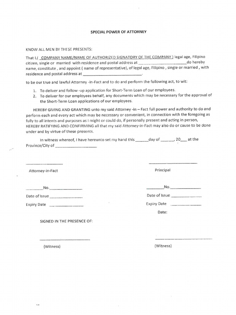 Spa Sample For Pag-Ibig | PDF