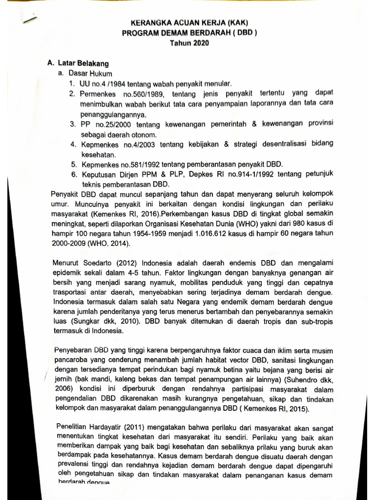 Kak DBD Program | PDF