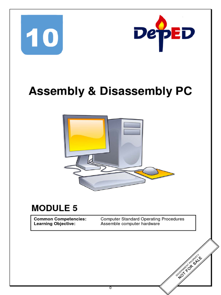 Assembly & Disassembly PC: Ict - Css 10 | PDF | Usb | Electrical Connector