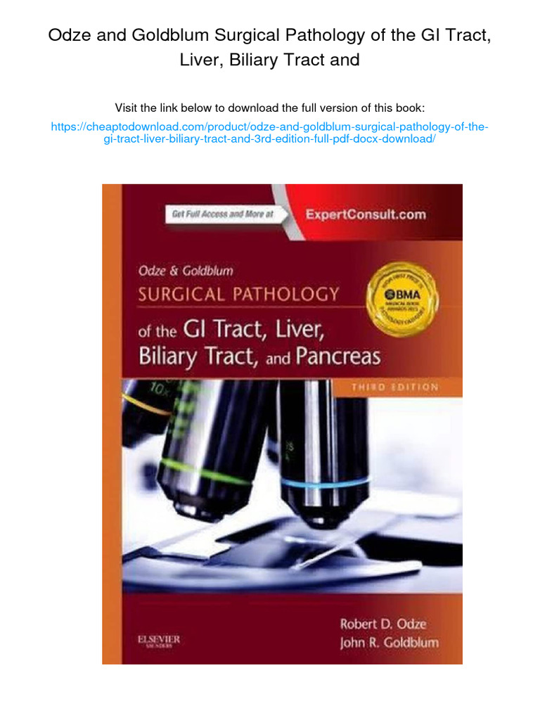 Odze and Goldblum Surgical Pathology of The GI Tract, Liver, Biliary ...