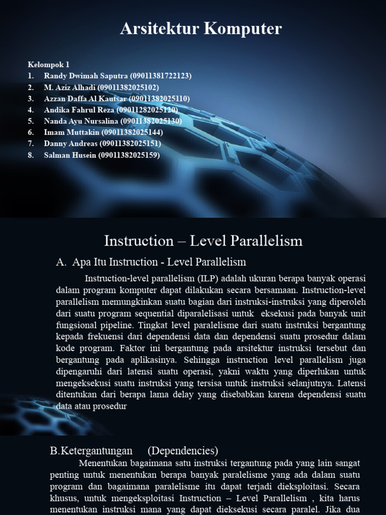 Memahami Instruction-Level Parallelism | PDF