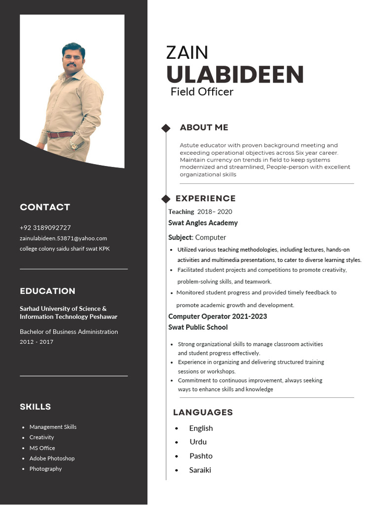 Professional CV Resume | PDF | Learning | Behavior Modification