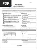CS Form No. 6 Revised 2020 Application For Leave | PDF | Physician ...