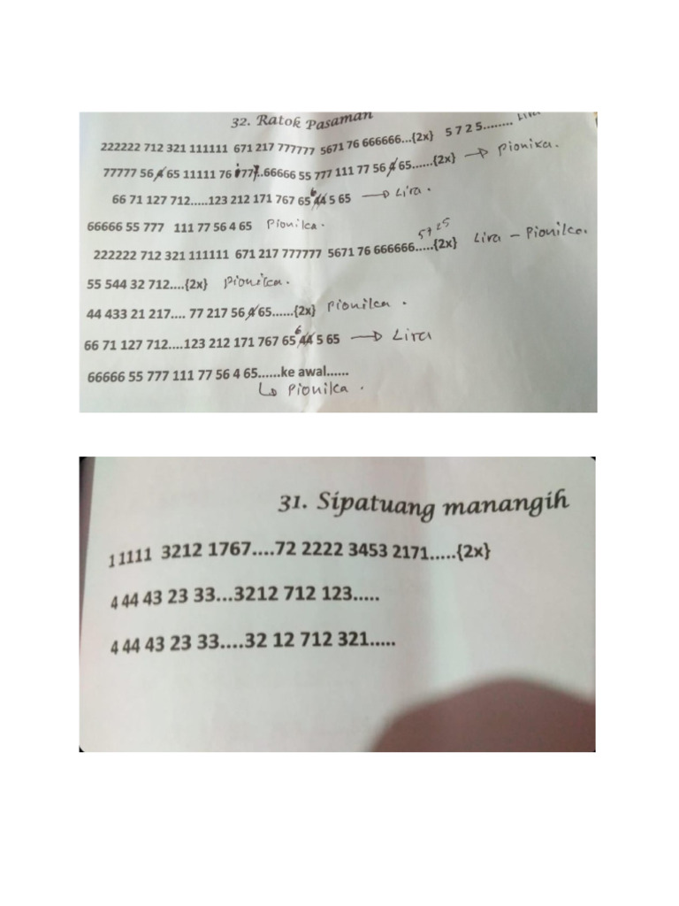 Not Ratok Pasaman | PDF