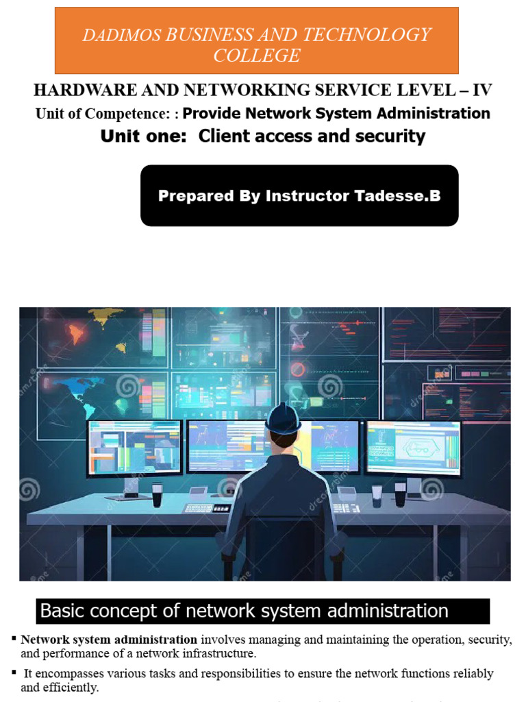 CHP Unit 1 Provide Network System Administration | PDF | Backup | Information Security