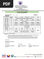 GRADE 3 Class Program 2024 2025 FINAL MATATAG | PDF | Science | Educational Institutions