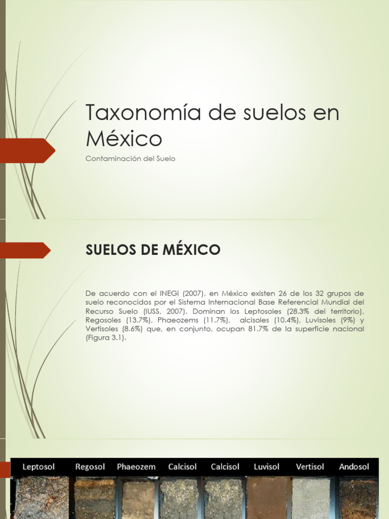 Taxonomia de Suelos | PDF | Suelo | México