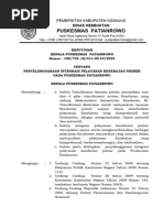 SK Penyelenggaraan ILP di Pustu Leguderu | PDF | Kesehatan Holistik