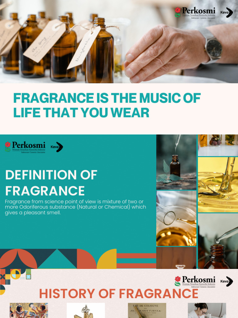 Fragrance History and Biodegradability Insights | PDF | Perfume | Perfumery