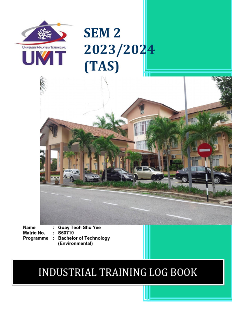 Industrial Training Log Book | PDF | Microsoft Excel | Computing