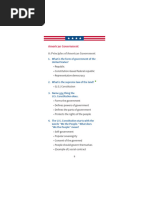 2008 Civics Practice Test Guide | PDF | The United States | Government