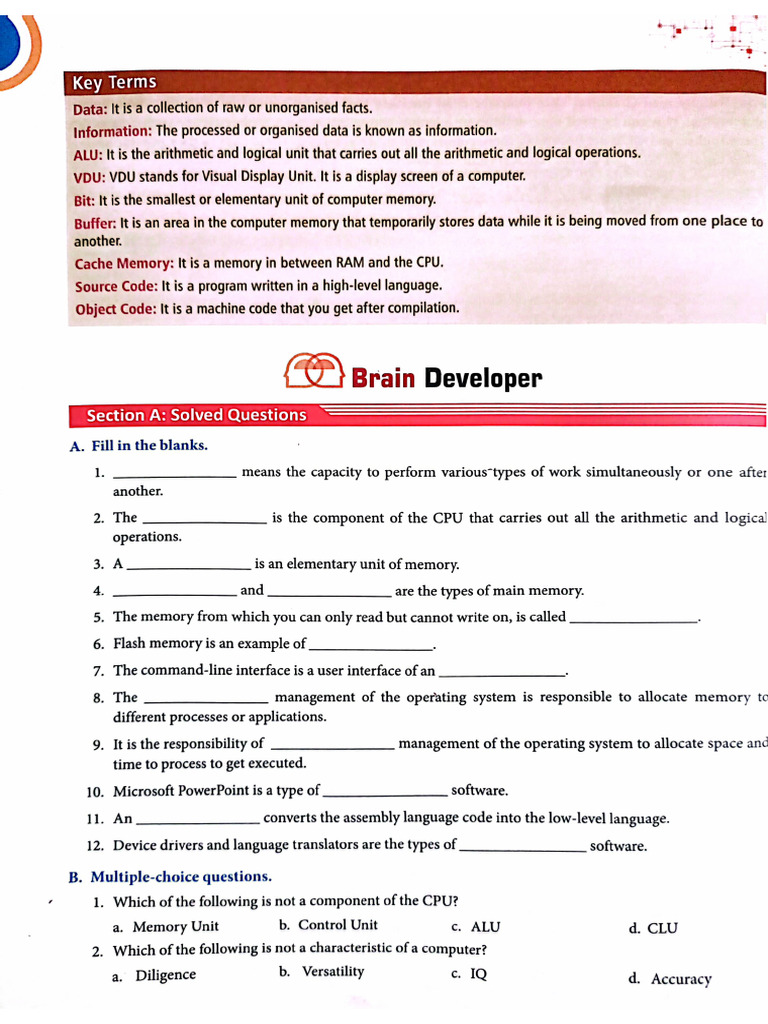 Ch-1 Computer and Its Organization | PDF