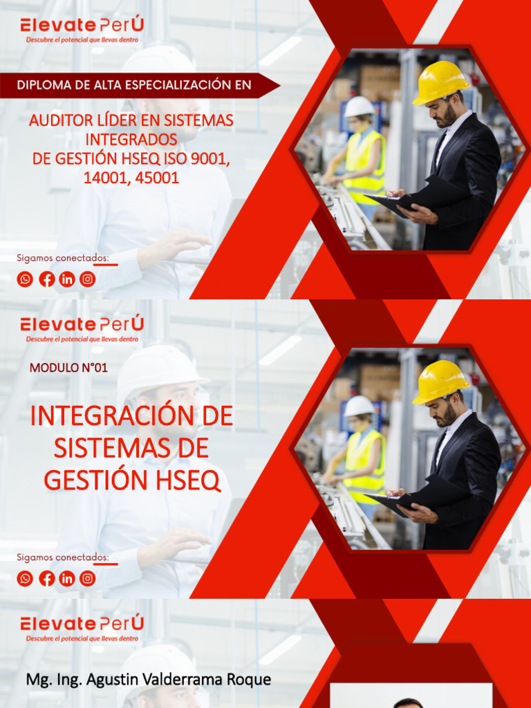 Módulo I - Integración de Sistemas de Gestión HSEQ | PDF | Planificación | Auditoría