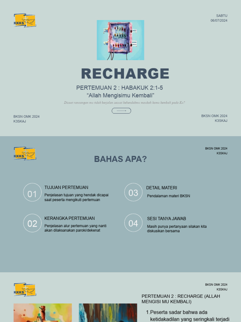 Pertemuan 2 - Recharge | PDF