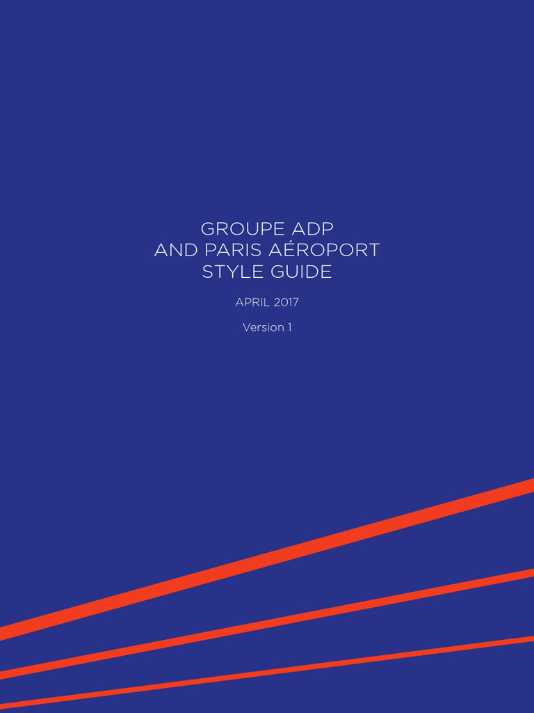 Groupe ADP Branding Guidelines | PDF | Typefaces | Graphic Design